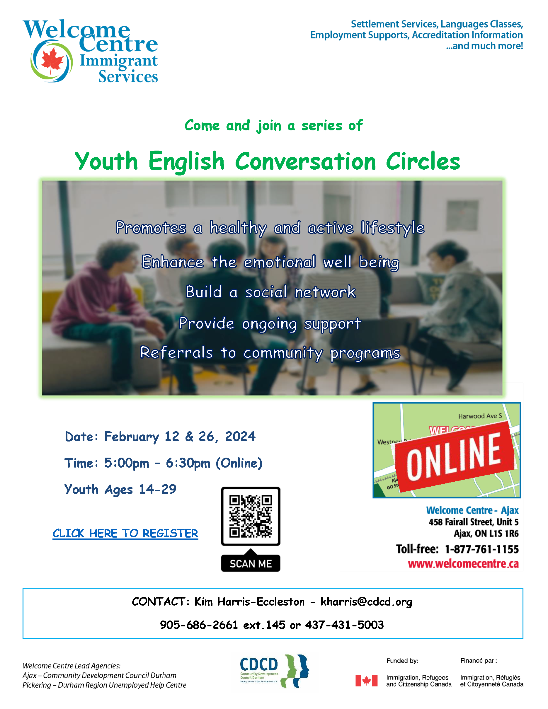 Youth English Conversation Circle – CDCD