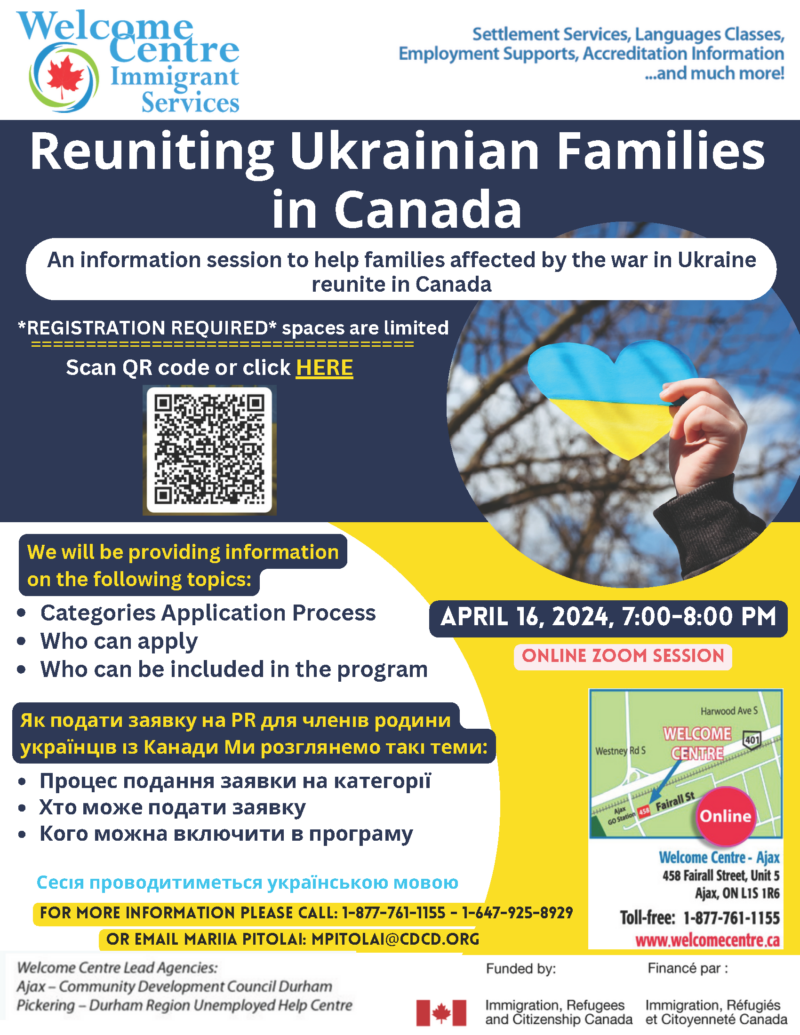 Reuniting Ukrainian Families in Canada – CDCD